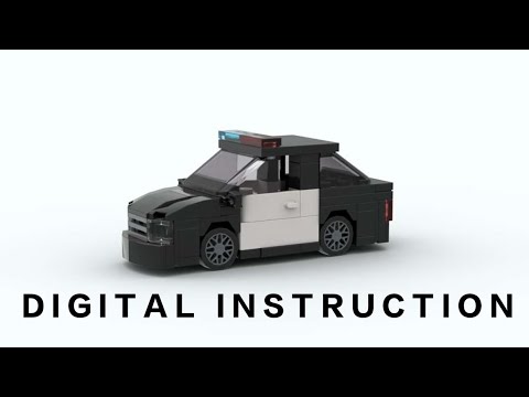 How to build a Lego Police Car (MOC) | Digital Instruction - YouTube