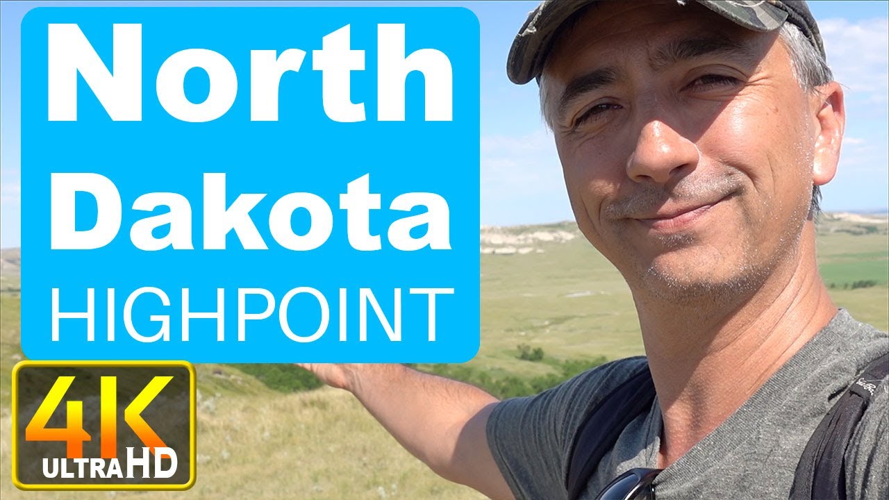 Climbing the North Dakota Highpoint White Butte (4k UHD) - YouTube