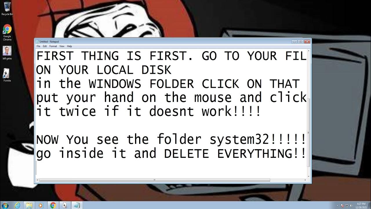 how to delete system32 online for free - YouTube