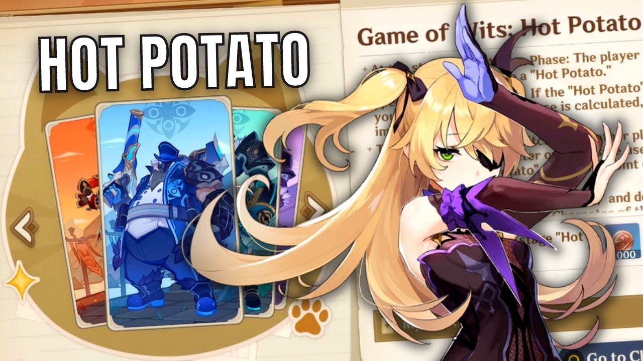 Attacking Last Will Save Your Life - Hot Potato | Genshin Impact TCG ...