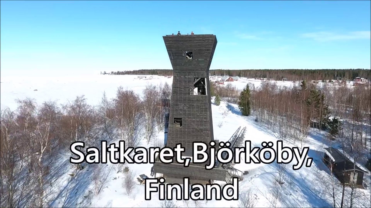 Amazing Finland, Observation Tower Saltkaret, Drone perspective! - YouTube