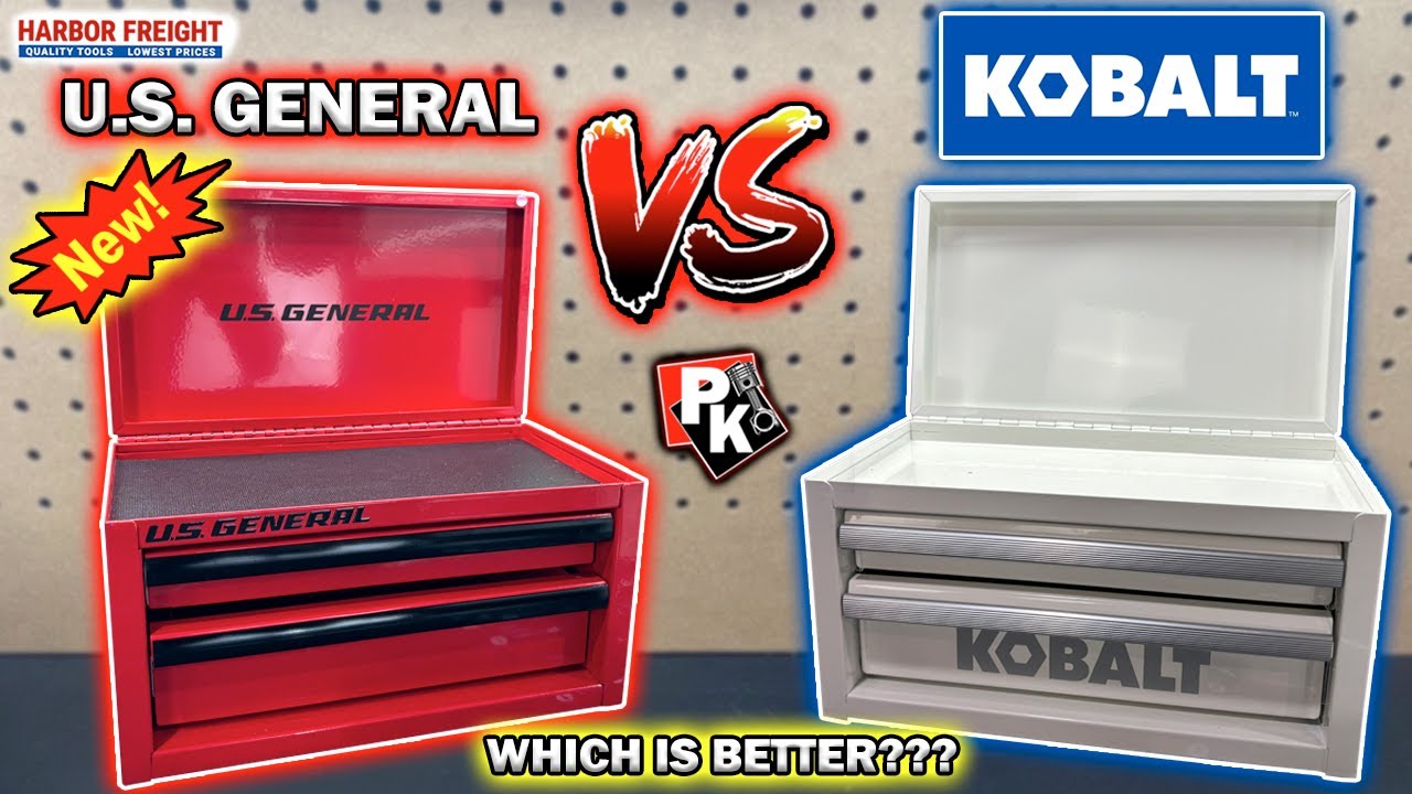 NEW HARBOR FREIGHT U.S. GENERAL MINI TOOLBOX VS KOBALT / WHICH IS BETTER #harborfreight #tools ...