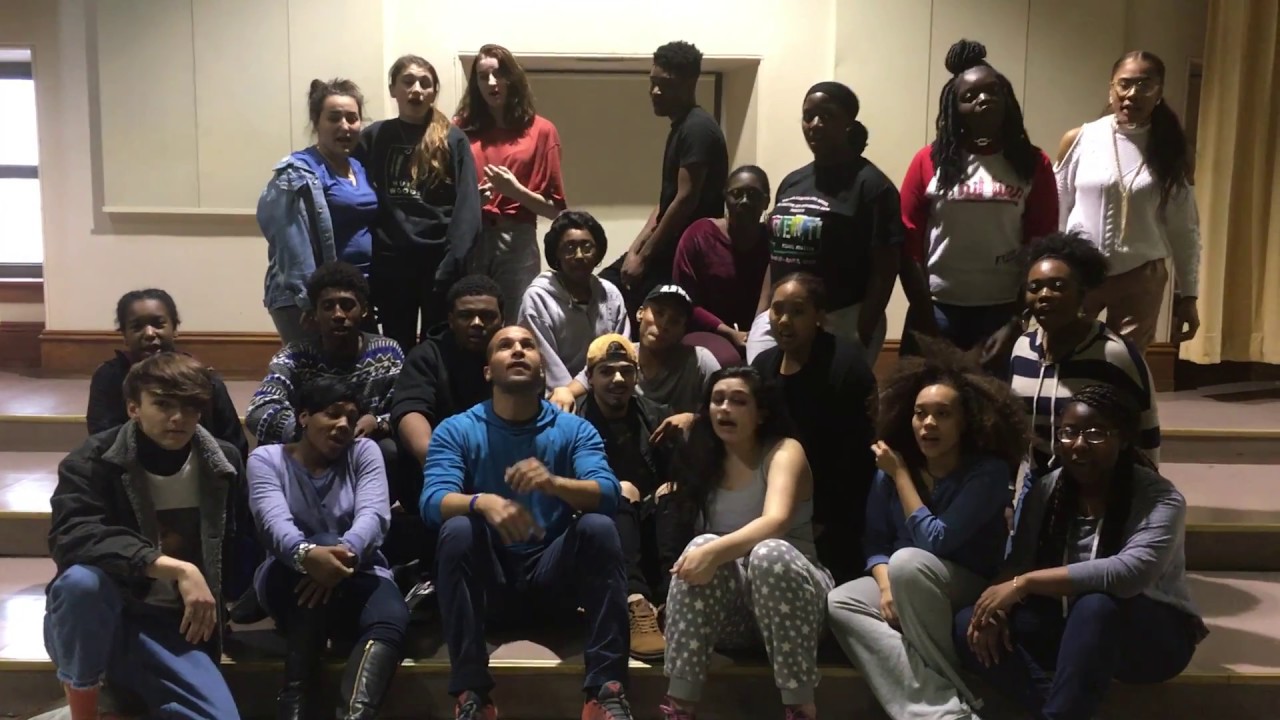 South Philadelphia High School CAPA students rehearse Hamilton song ...