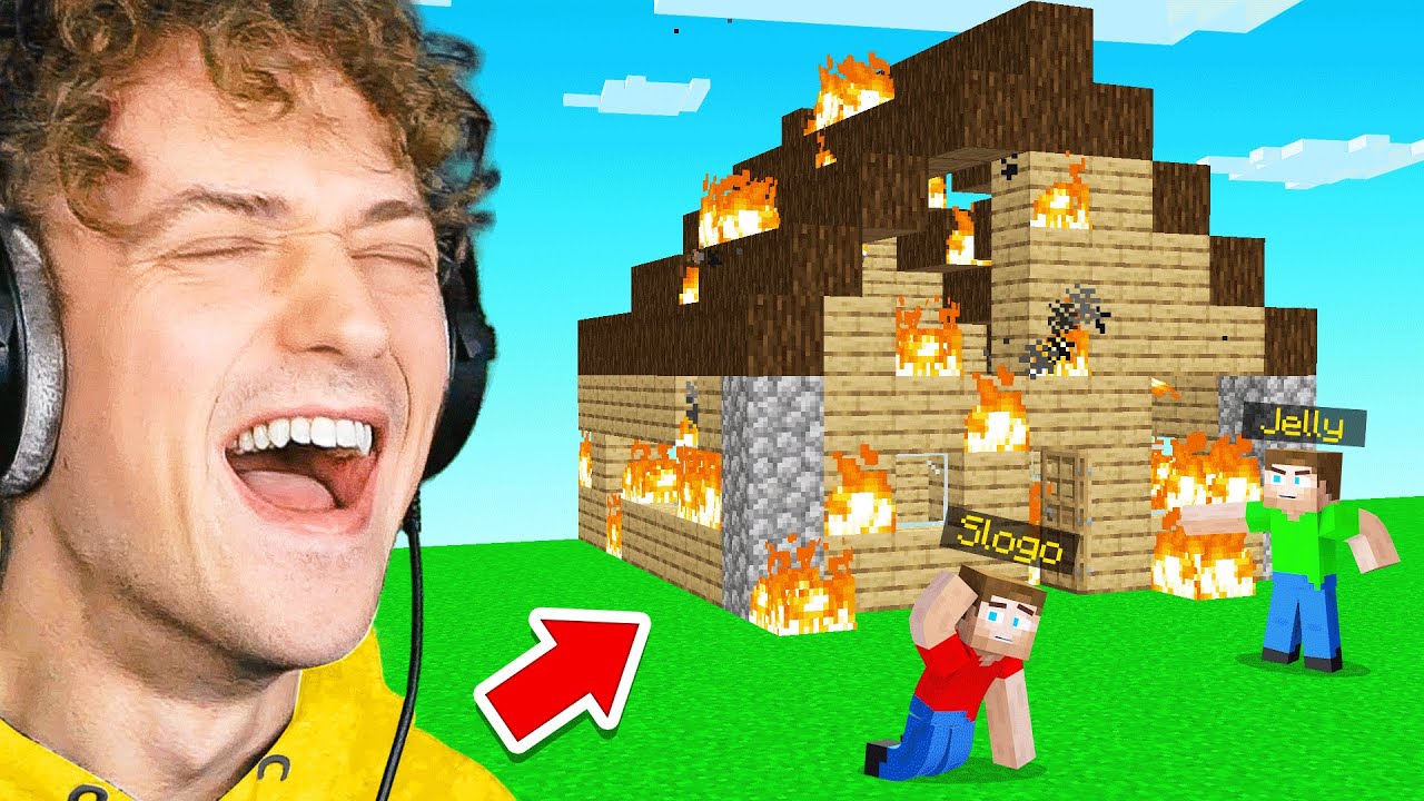 BEST WAY To TROLL JELLY & Slogo! (Minecraft) - YouTube