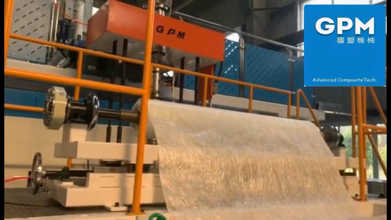 Glass fiber mat reinforced thermoplastics Extrusion Line;GMT machine ;GMT Manufacturing Process ...