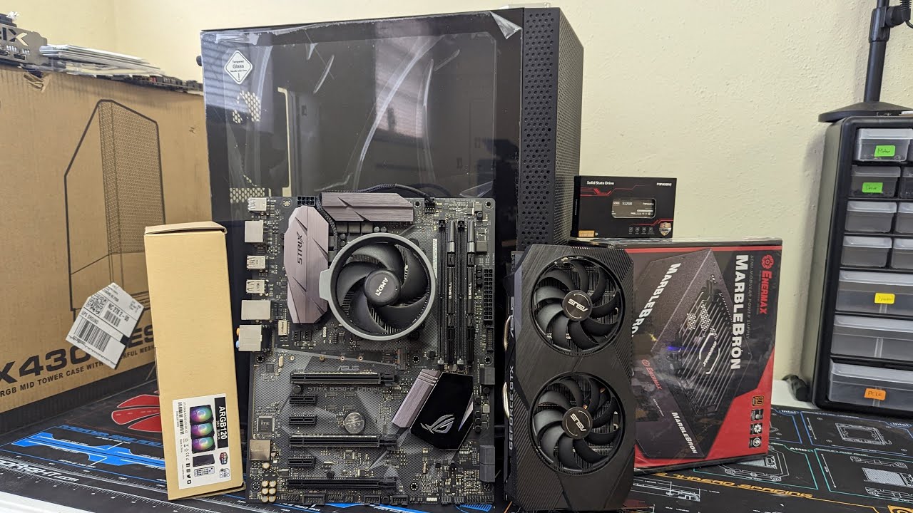Live PC Build! - ASUS STRIX on a Budget - YouTube