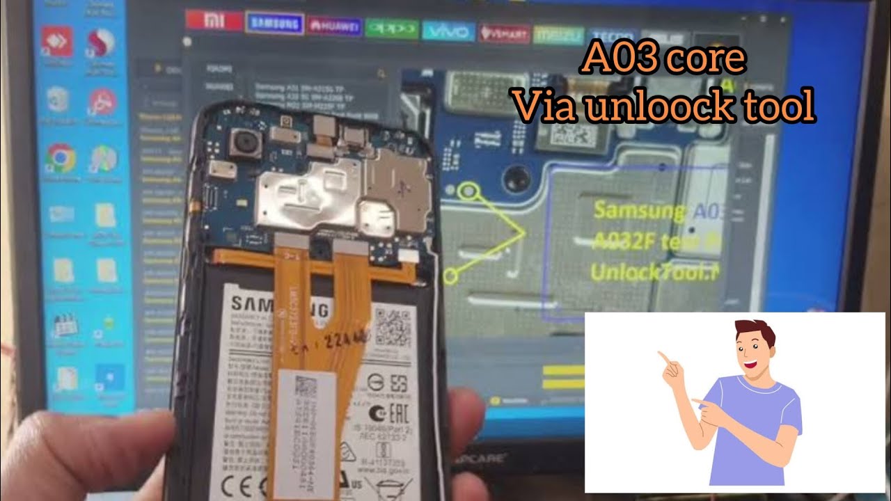 remover conta Google a03 core via unlock to ol (teste point) - YouTube