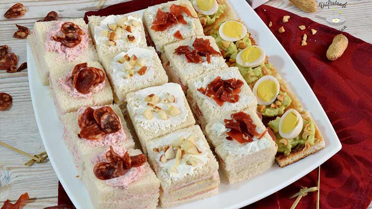 Canapés de pan de molde para Navidad!! Para triunfar en estas fechas ...