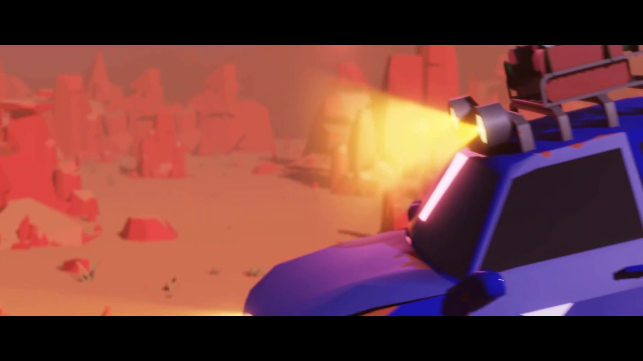 Flying Car Animation Scene - YouTube