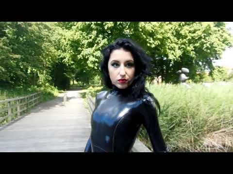 Dominatrix Marilyn (Black Latex Catsuit Very High Heel Boots) Pt2