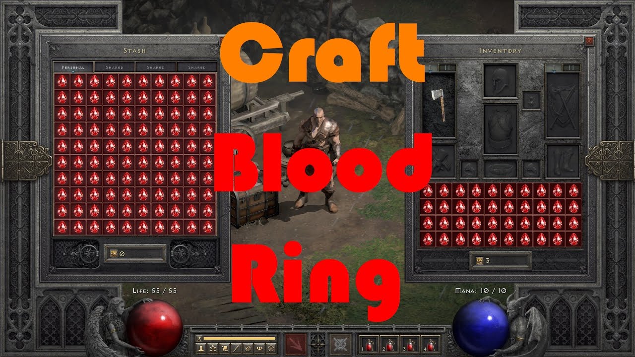 D2R | ASSASSIN LADDER SS 6 | 1XX CRAFT BLOOD RING - YouTube