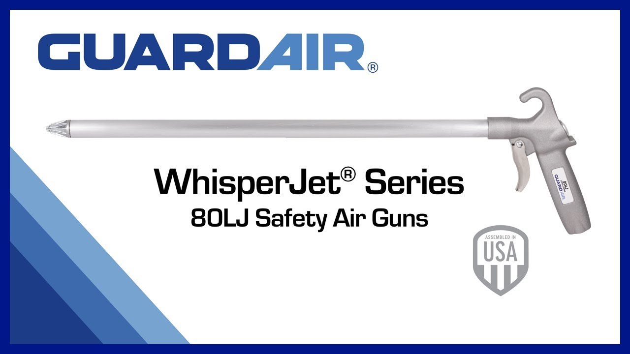 WhisperJet® 80LJ Safety Air Gun - YouTube