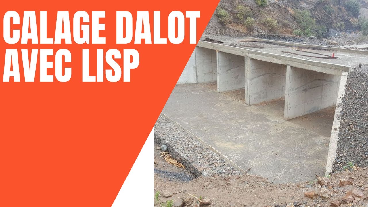 CALAGE D'UN DALOT À L'AIDE D UN LISP - YouTube