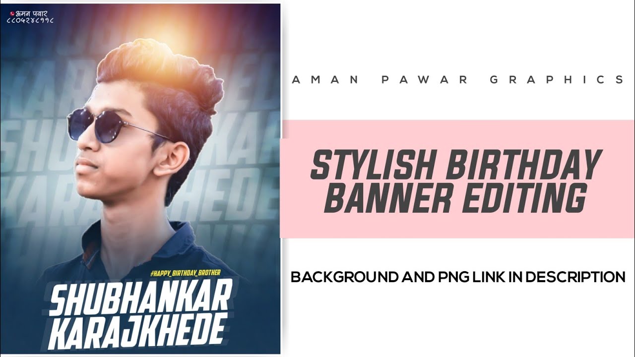 Stylish birthday banner editing|Birthday banner editing| Background and ...