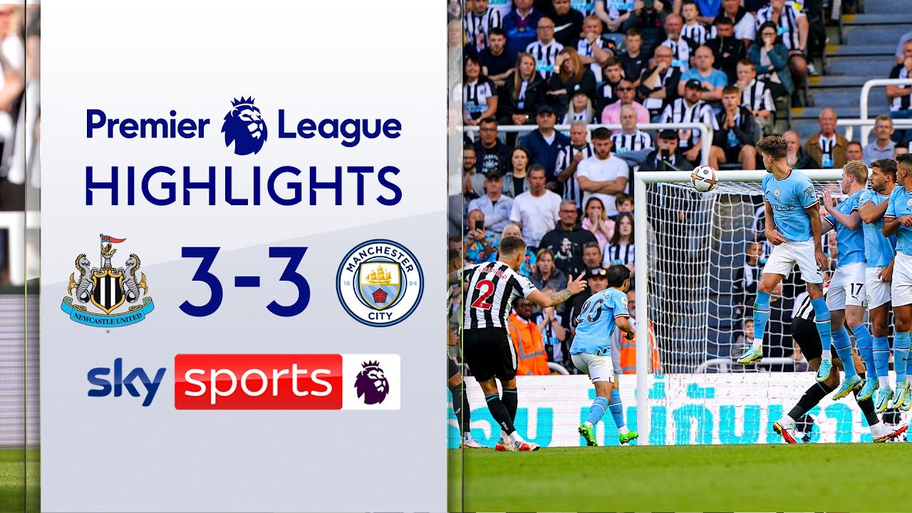 SIX-GOAL THRILLER! Trippier’s free-kick & City’s comeback! | Newcastle ...