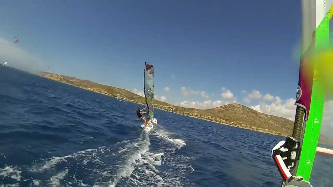 Windsurfing Rodos Prasonisi 2013 (Lublin) GoPro 720p HD - YouTube