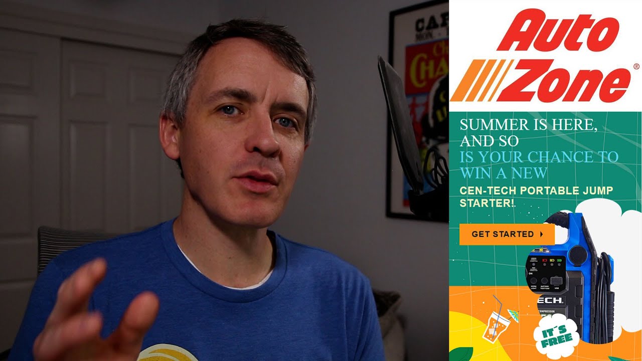 AutoZone Unlocked Scam Email for CEN-TECH Portable Jump Starter ...