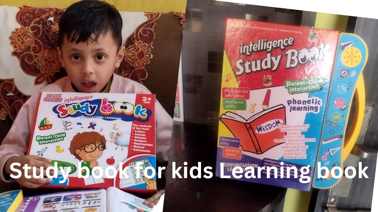 Study book for kids Learning book || for kids intelligence book sound ...
