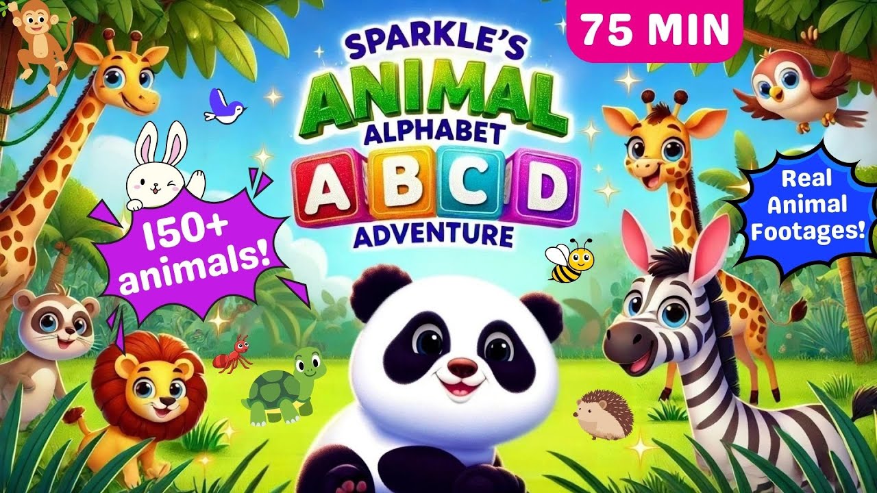 ABC Song for Kids | Fun Animal Alphabet Adventure with Real Animals ...