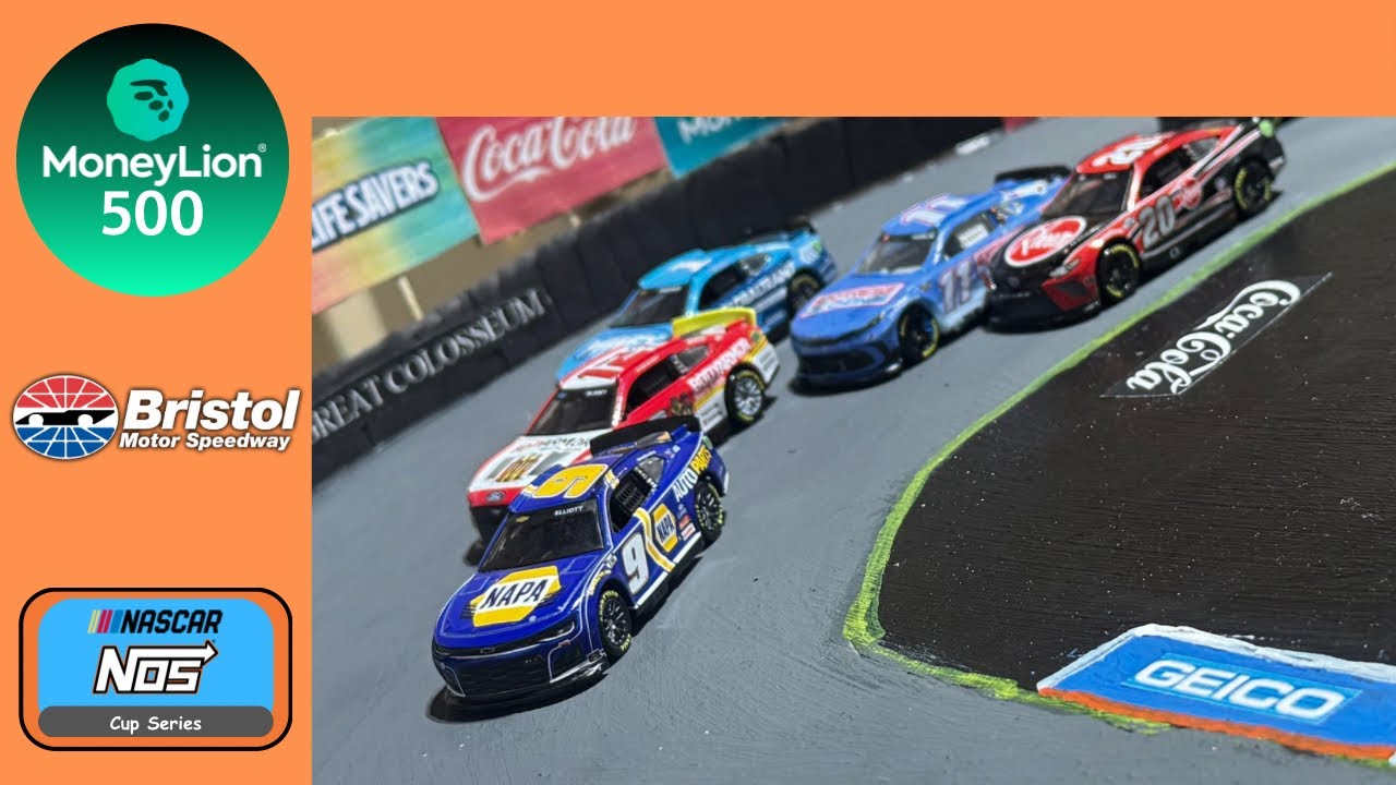 NASCAR Nos Cup Series // S1 R1 // Bristol Motor Speedway // NASCAR Stop ...