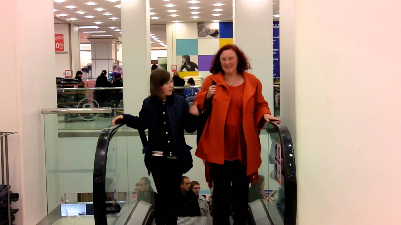 primark top of escalator - YouTube