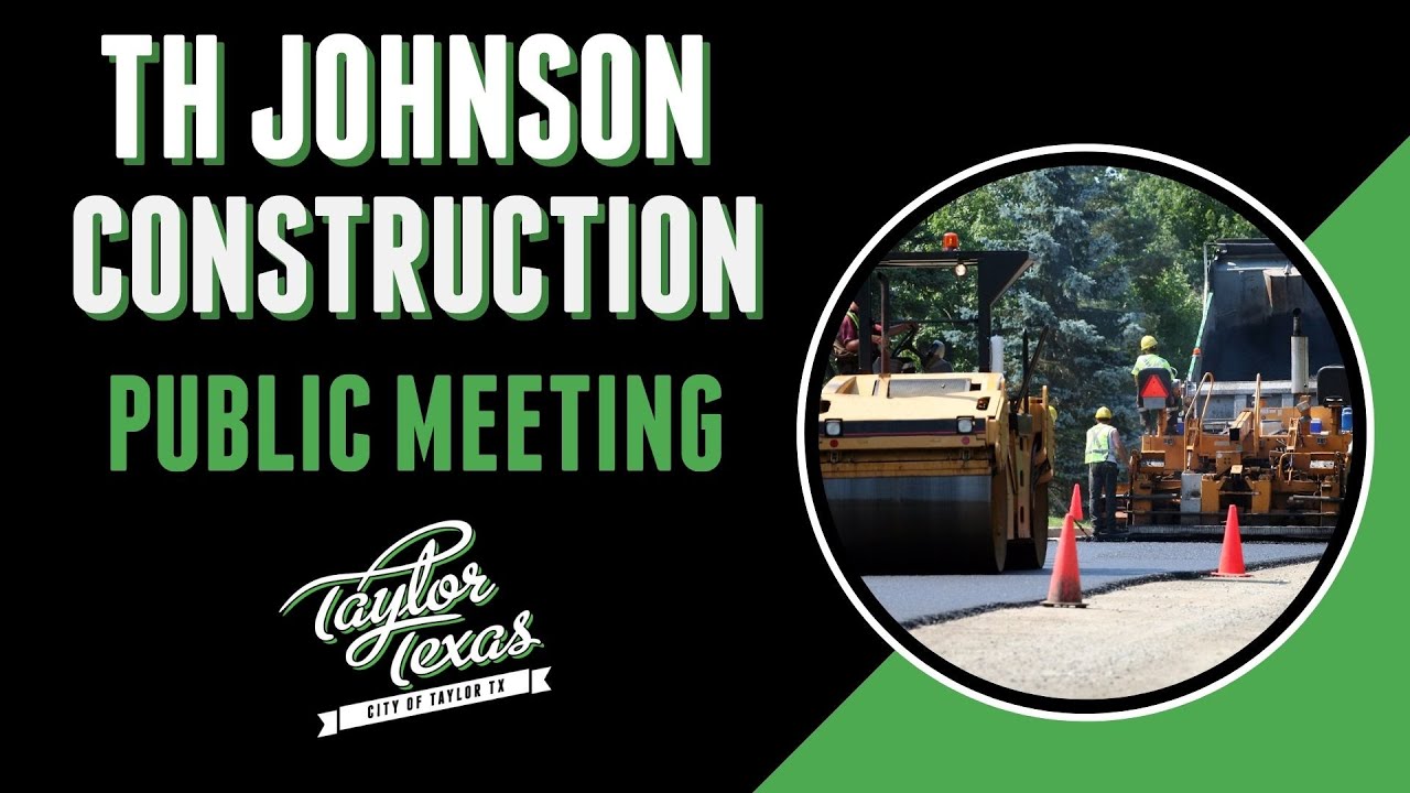 TH Johnson Construction - Virtual Public Meeting - YouTube