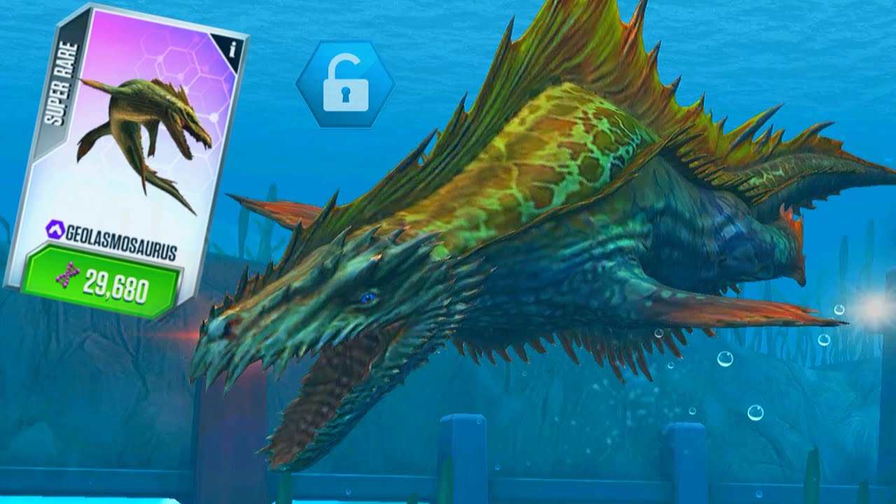 NEW UNLOCK HYBRIDS GEOLASMOSAURUS LEVEL 40 | HT GAME - YouTube