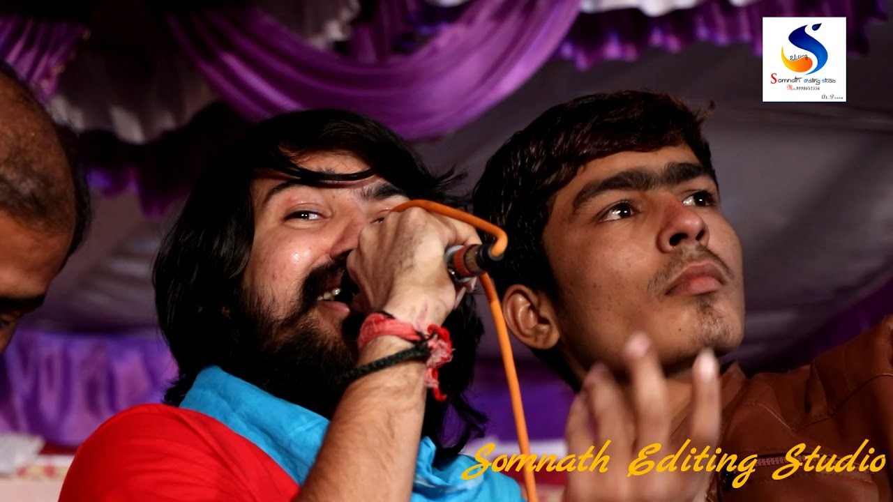 Vijay suvada live program chitroda with somnath editing studio tiem - YouTube