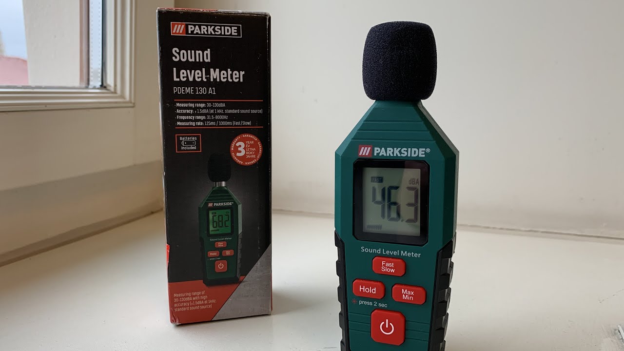 PARKSIDE Sound Level Meter - YouTube