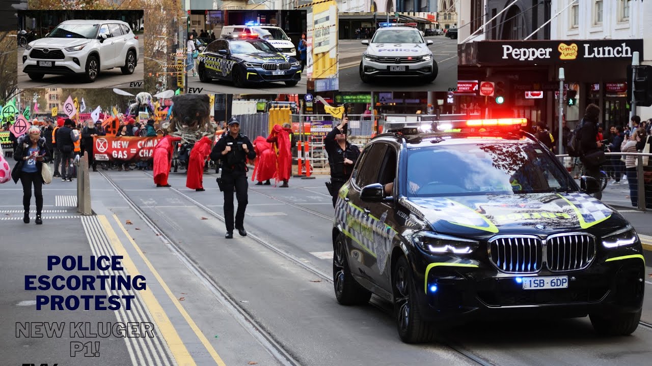 *CIU Response - First Catch* - Vicpol // Police Escorting Climate ...