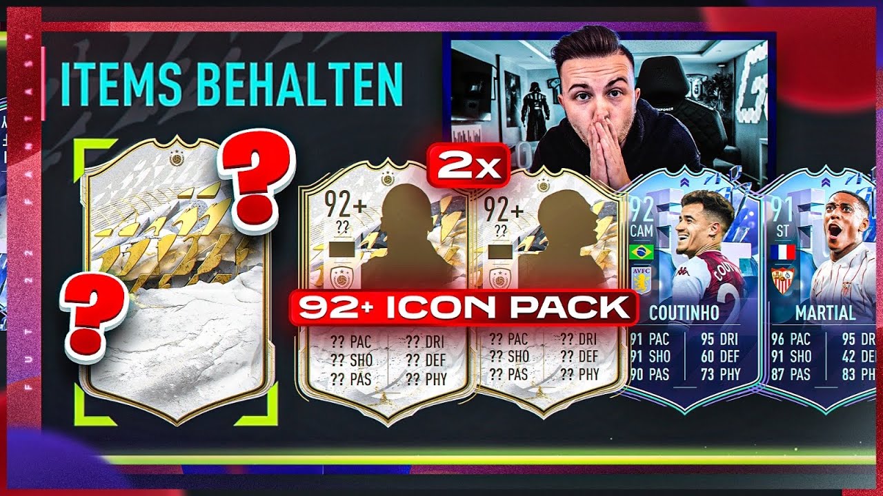 ICON GEZOGEN 😱 Meine 92+ ICON MOMENTS PACKs 🔥 FIFA 22: Fut Fantasy Pack ...