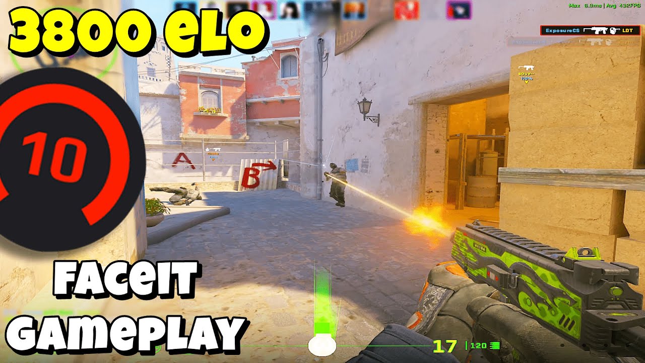 CS2 - Faceit 3800+ ELO | De_Mirage'de Takımı Sırtladık! (CS2 Gameplay)🎯 ...
