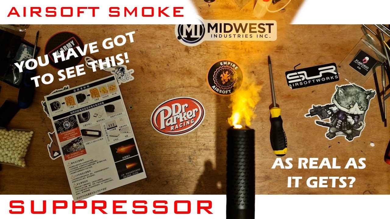 Airsoft Smoke Suppressor - Level Up Your GBBR! - YouTube