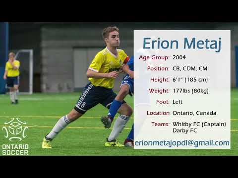 Complete Erion Metaj Football Highlights - YouTube