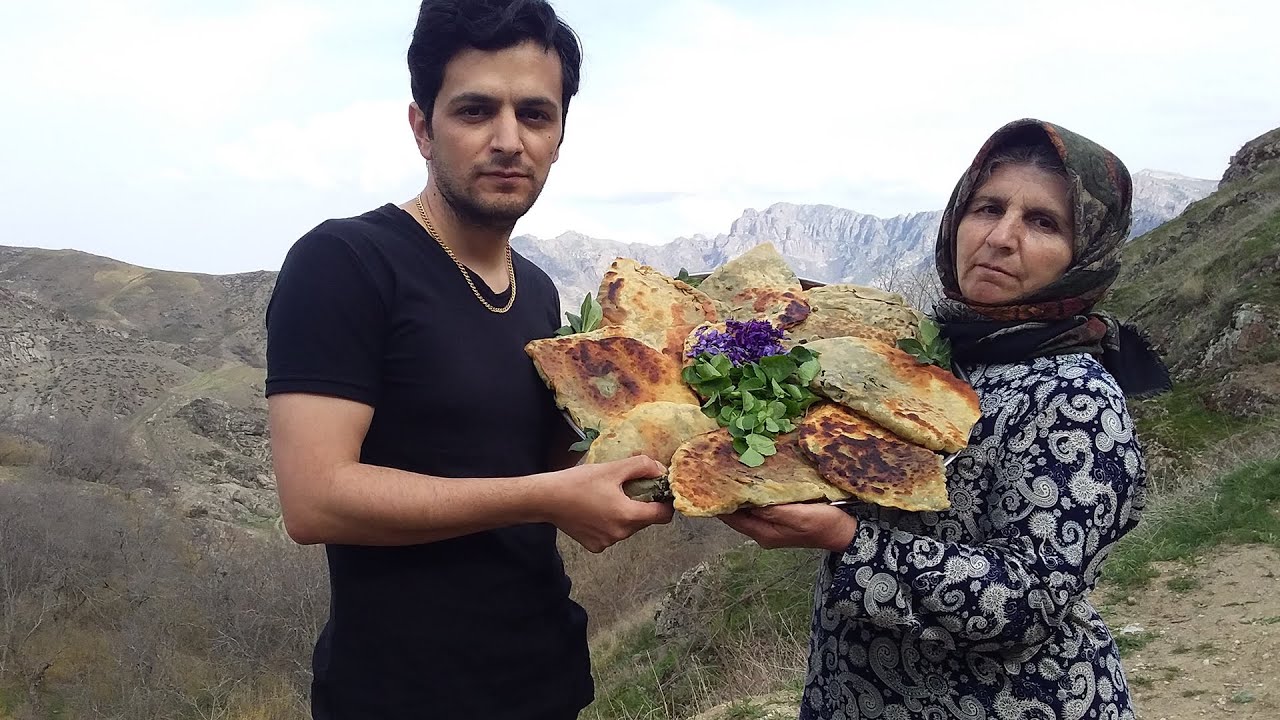 Cooking khitab with spring vegetables - YouTube