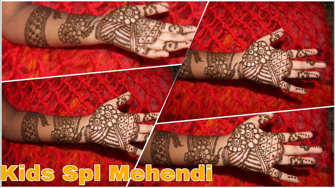 Kids Special Mehendi 2022||Simple and Easy Mehendi Design - YouTube