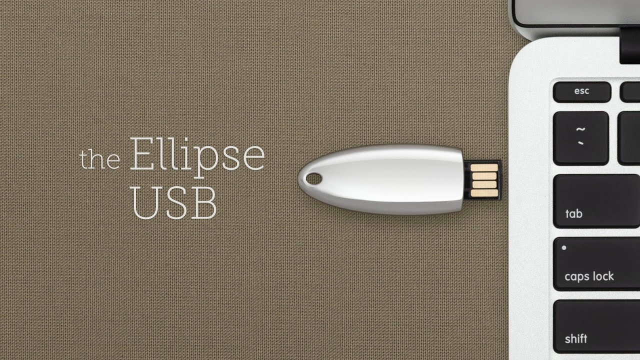 The Ellipse USB Flash Drive - YouTube