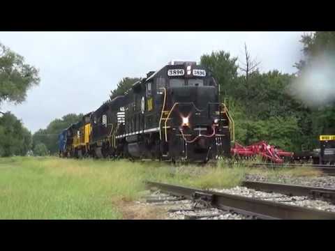 First Day of Decatur & Eastern Illinois Railroad Operations! - YouTube