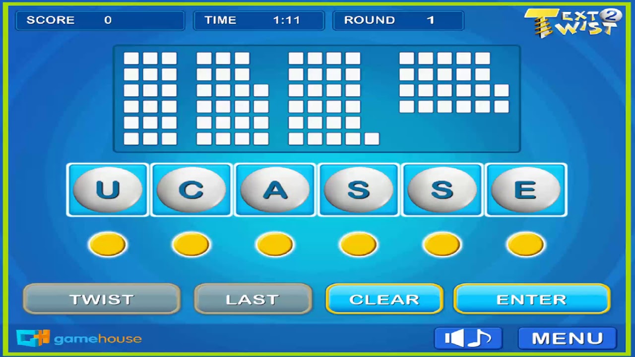 TEXT TWIST 2 ONLINE FROM playclassicgames net PLAY CLASSIC GAMES NET ...