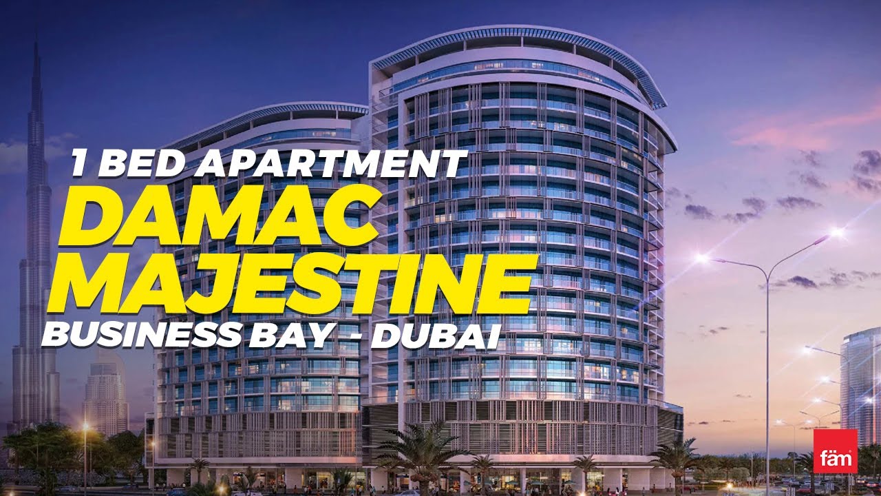 Stunning 1 Bed Apartment in Damac Majestine, Business Bay - YouTube