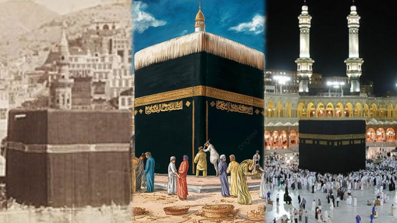 Evolution of kaaba /old kaaba to new kaaba / Mashallah 🤩🥰 #kaaba # ...