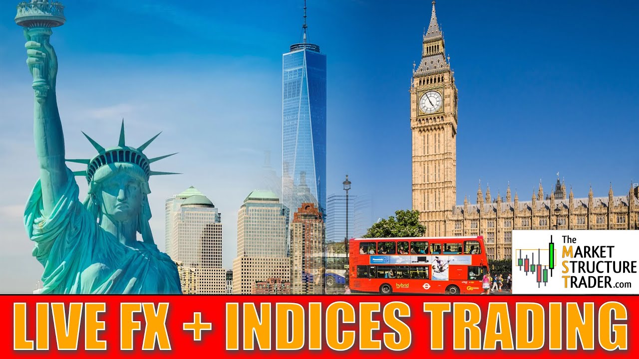 Monday's New York Session - Live Trading of The US Stock Market Open on ...