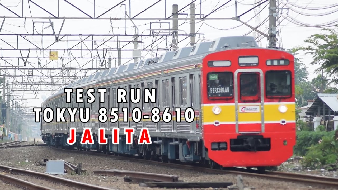 KRL JALITA!! TEST RUN 8510-8610 - YouTube