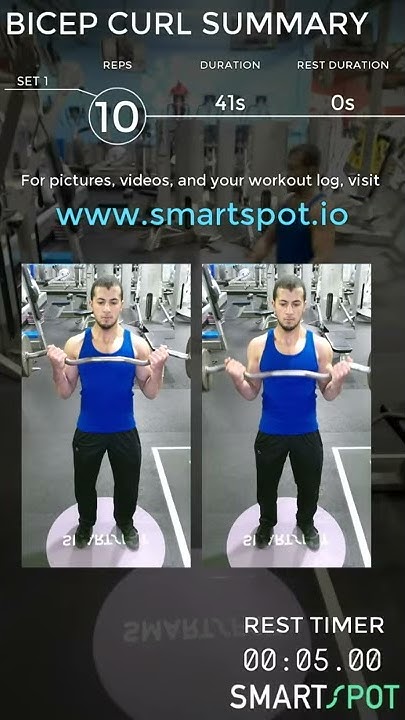 Automatic Rep Counting Bicep Curl - YouTube
