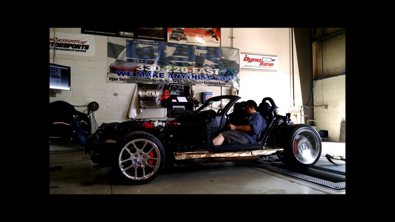 Cammed Dodge Viper Gokart on Dyno at Big 3 Racing - YouTube