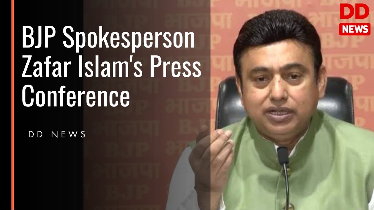 BJP Spokesperson Zafar Islam's Press Conference - YouTube