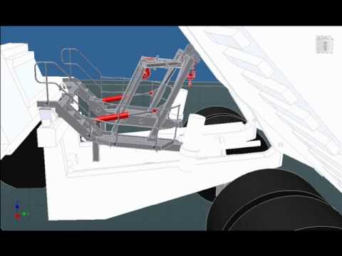 Cat 797 Transmission Hoist animation - YouTube