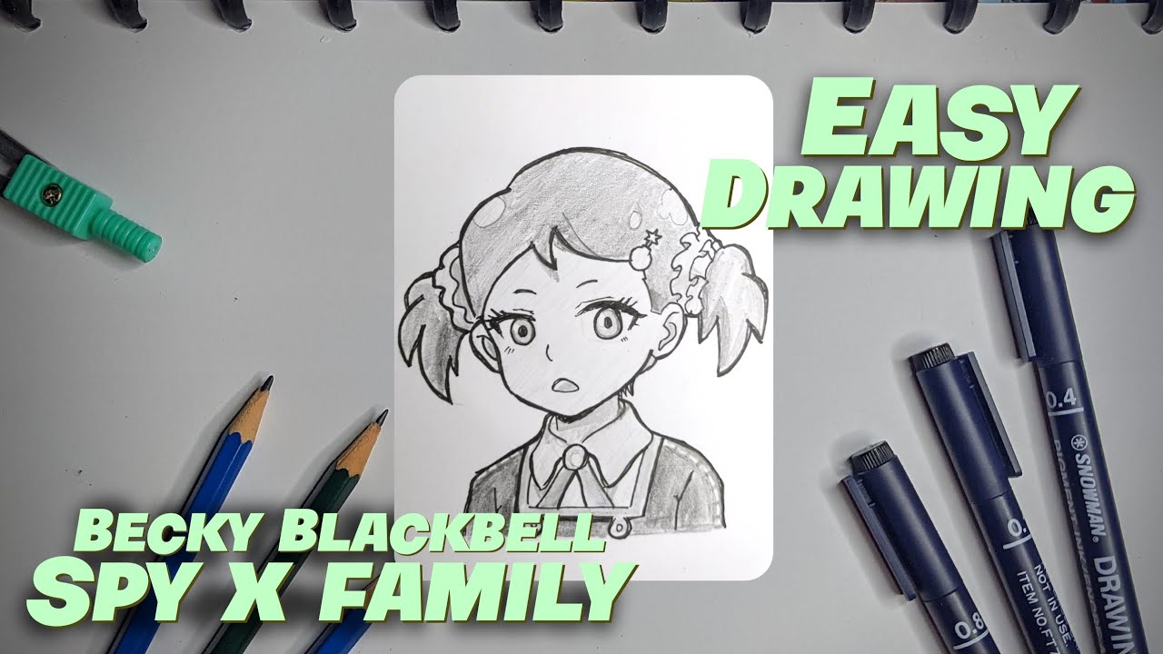 Becky - Spy X Family || Easy Drawing - YouTube