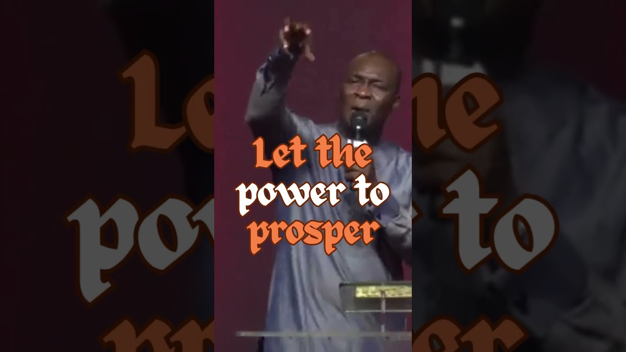 Receive the power to PROSPER | Apostle Joshua Selman #prayer # ...