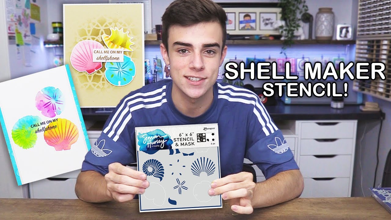 How To Use The Shell Maker Stencil! - YouTube